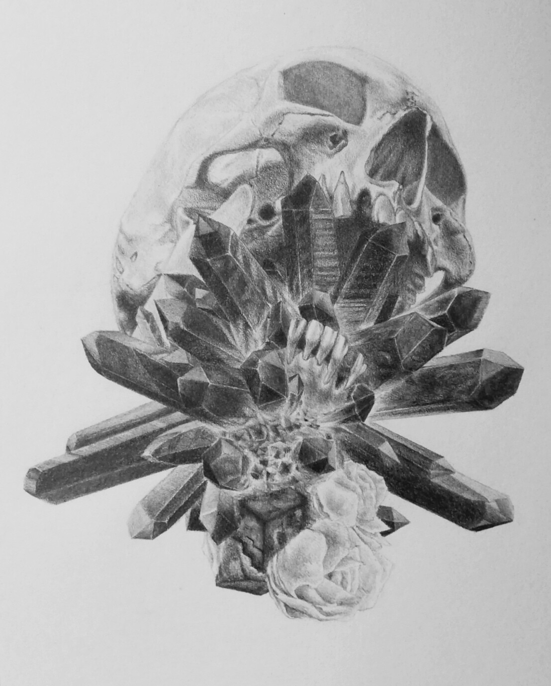 ArtStation - Skull and Crystals