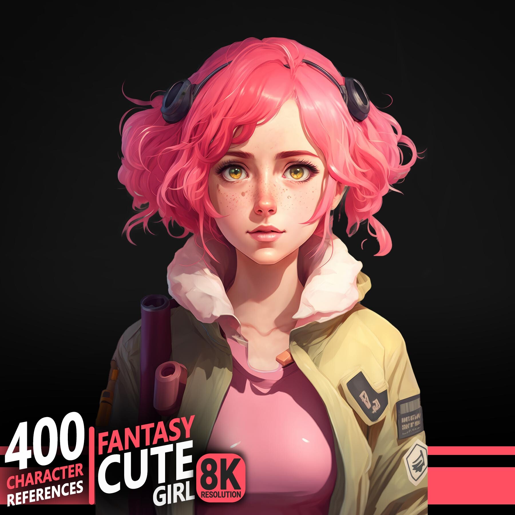 ArtStation - 400 Fantasy Cute Girl - Character References | 8K Resolution