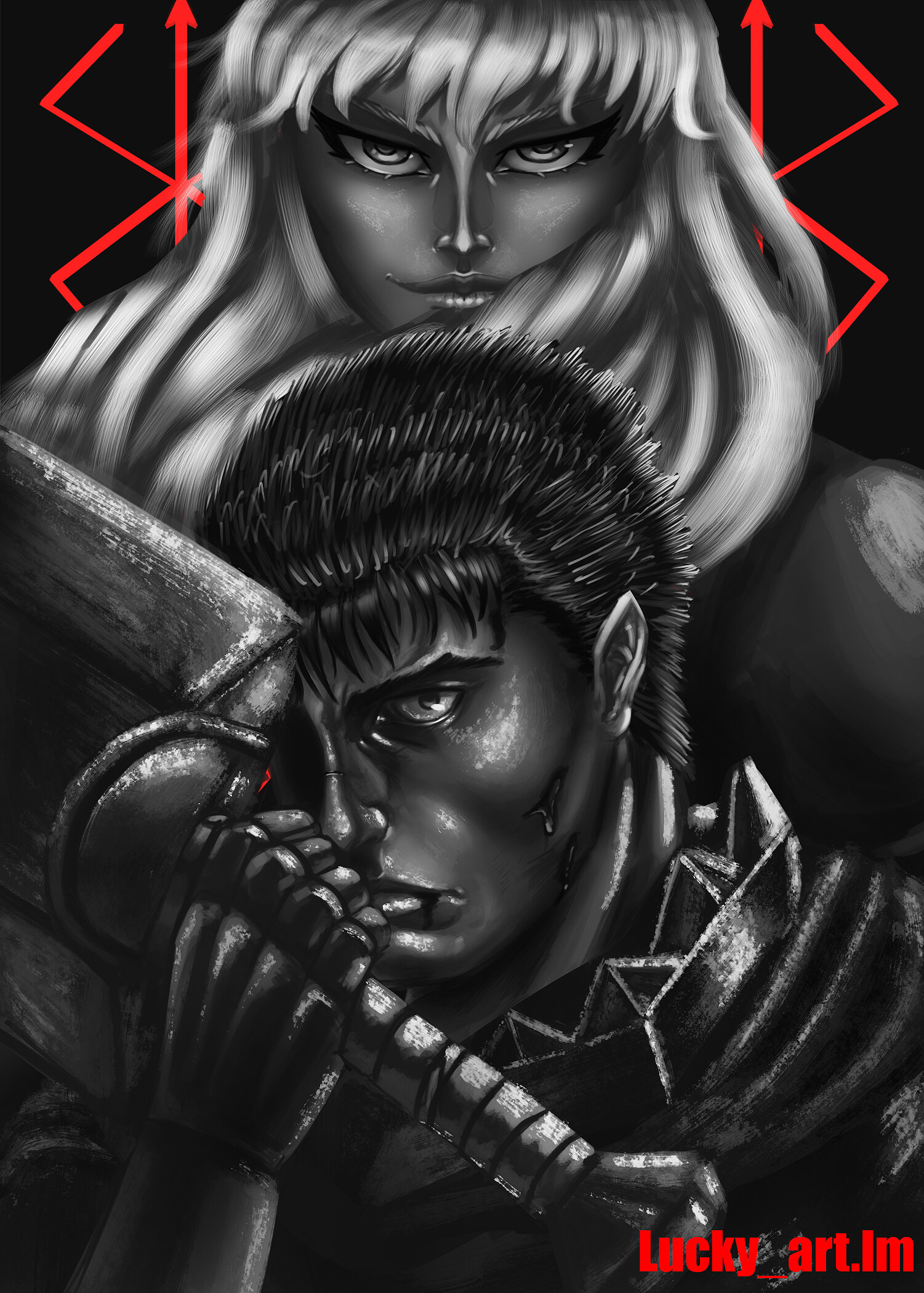 ArtStation - Gutts And Griffith.