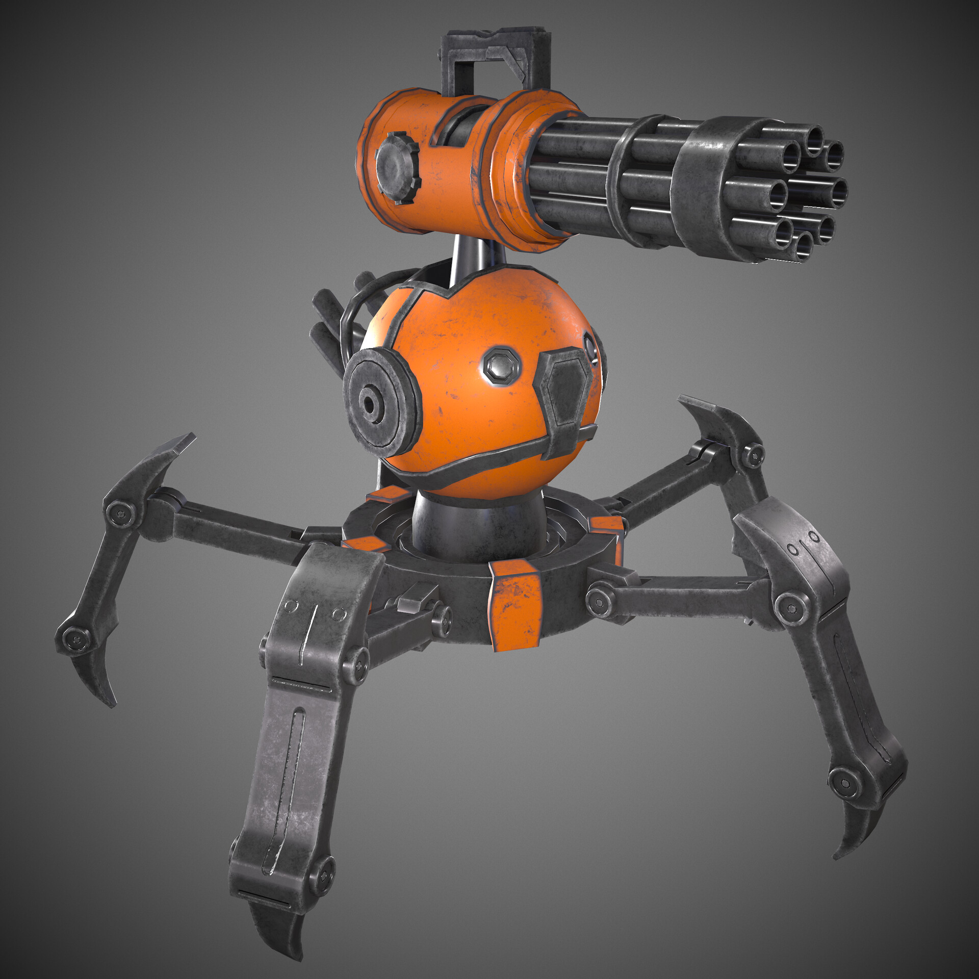 ArtStation - Hard Surface Robot Spider