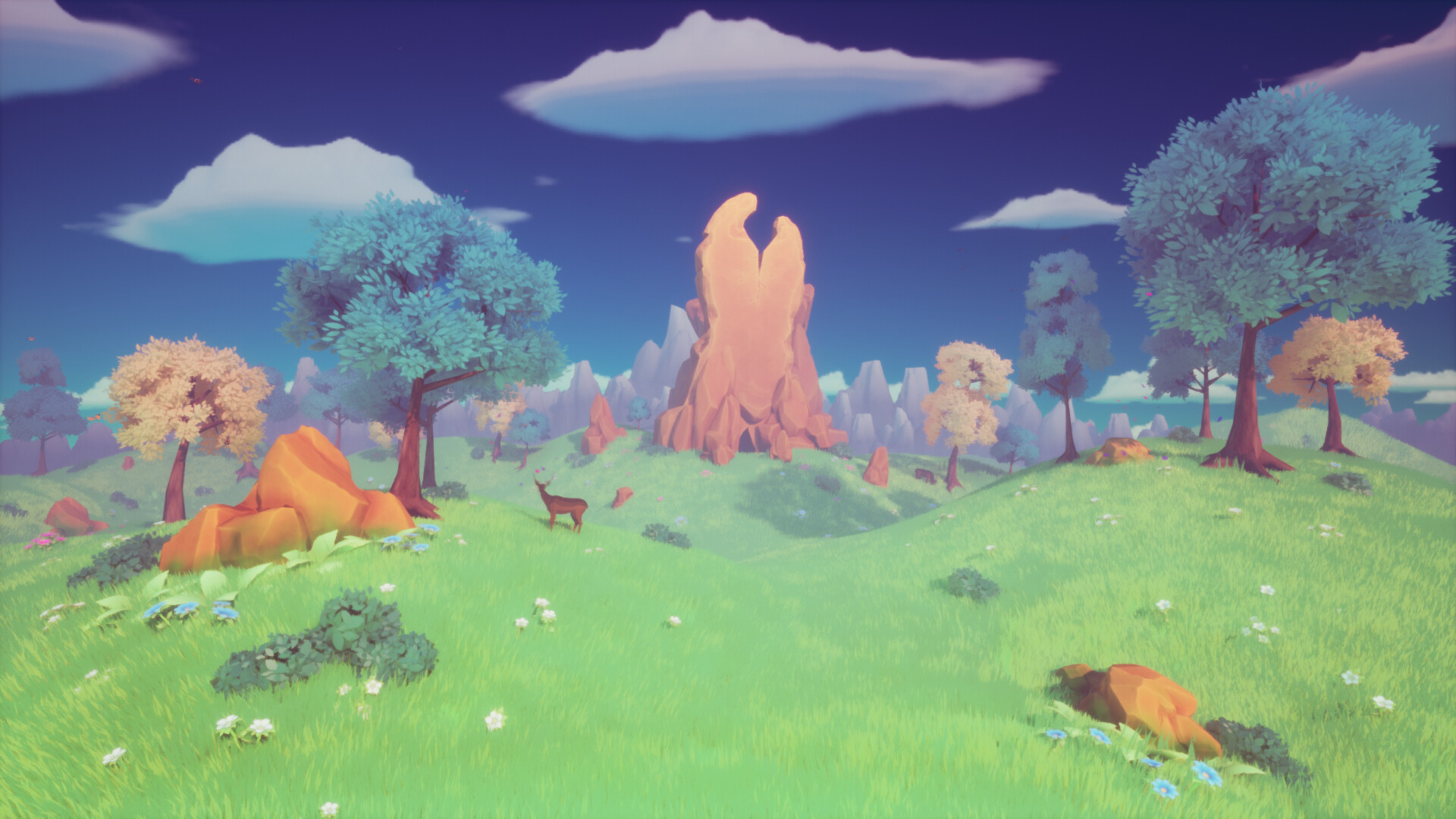 ArtStation - The Sacred Meadow [Stylized - Unreal Engine 5]