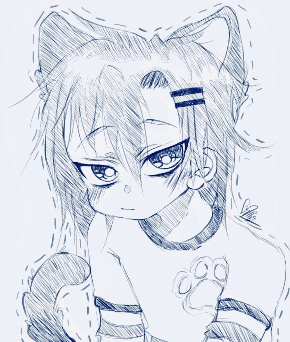 ArtStation - a-a cat?! (Yuki OC)