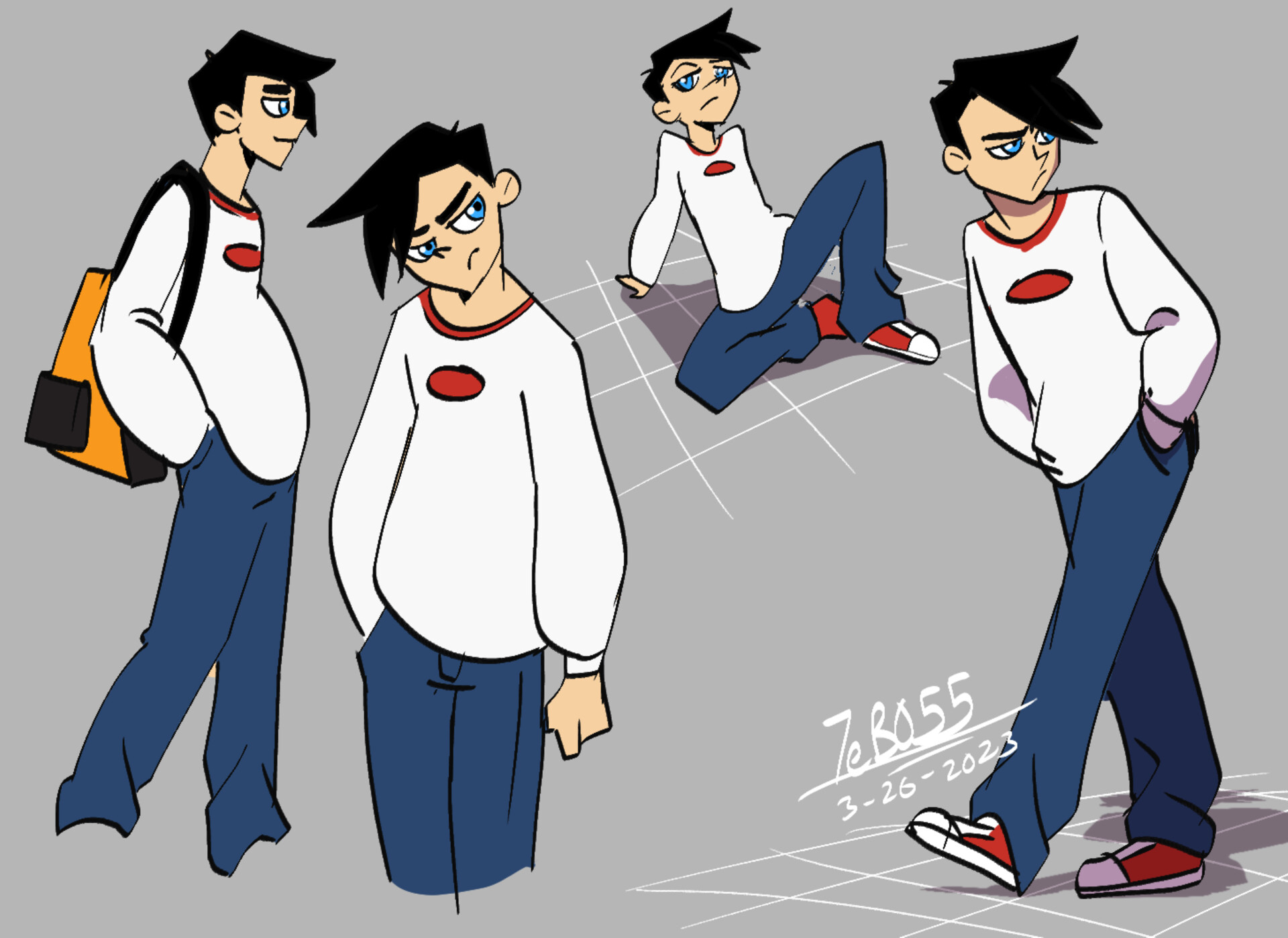 ArtStation - DPE Pose Sheet- Danny Fenton