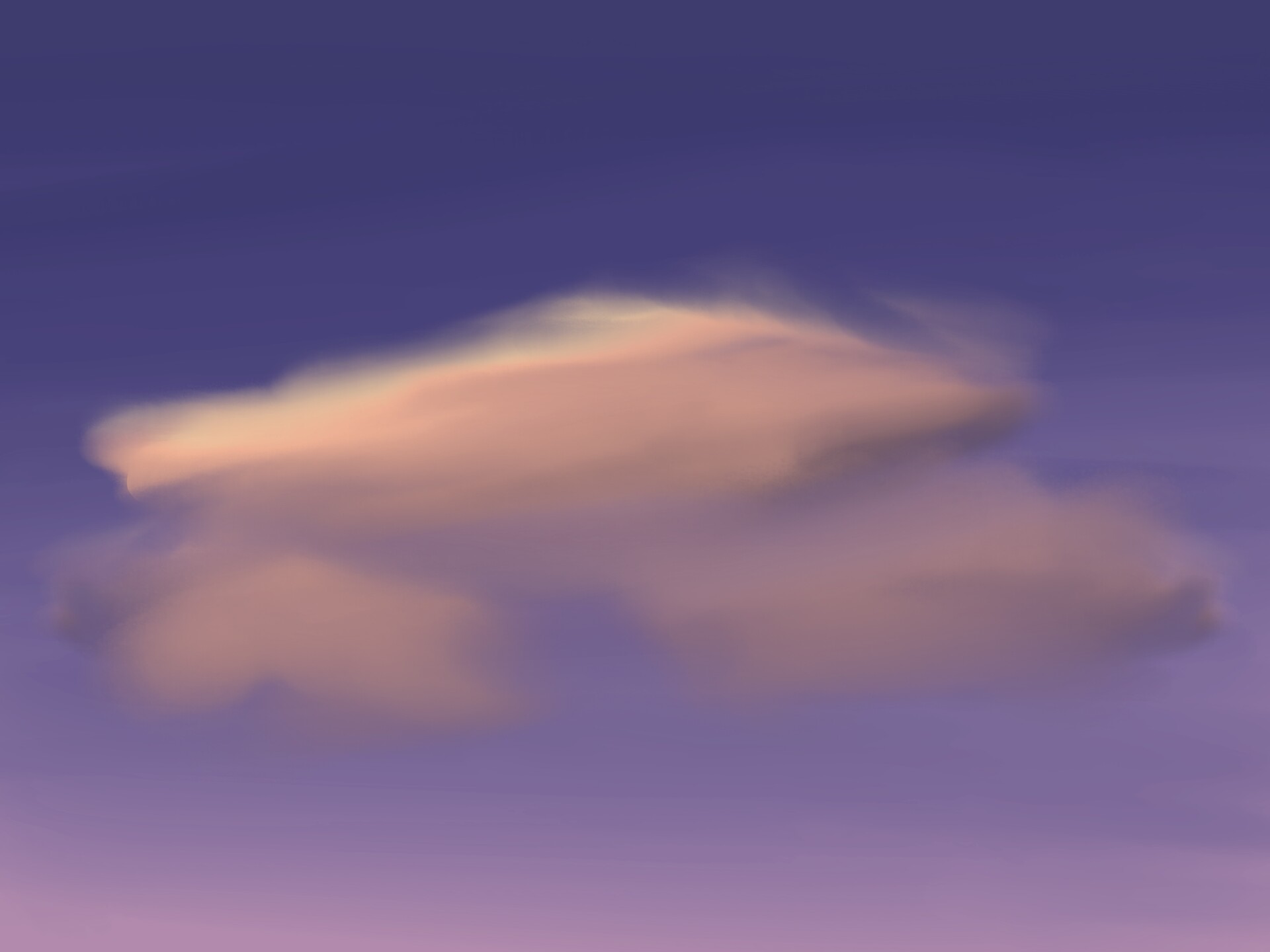 ArtStation - Evening clouds