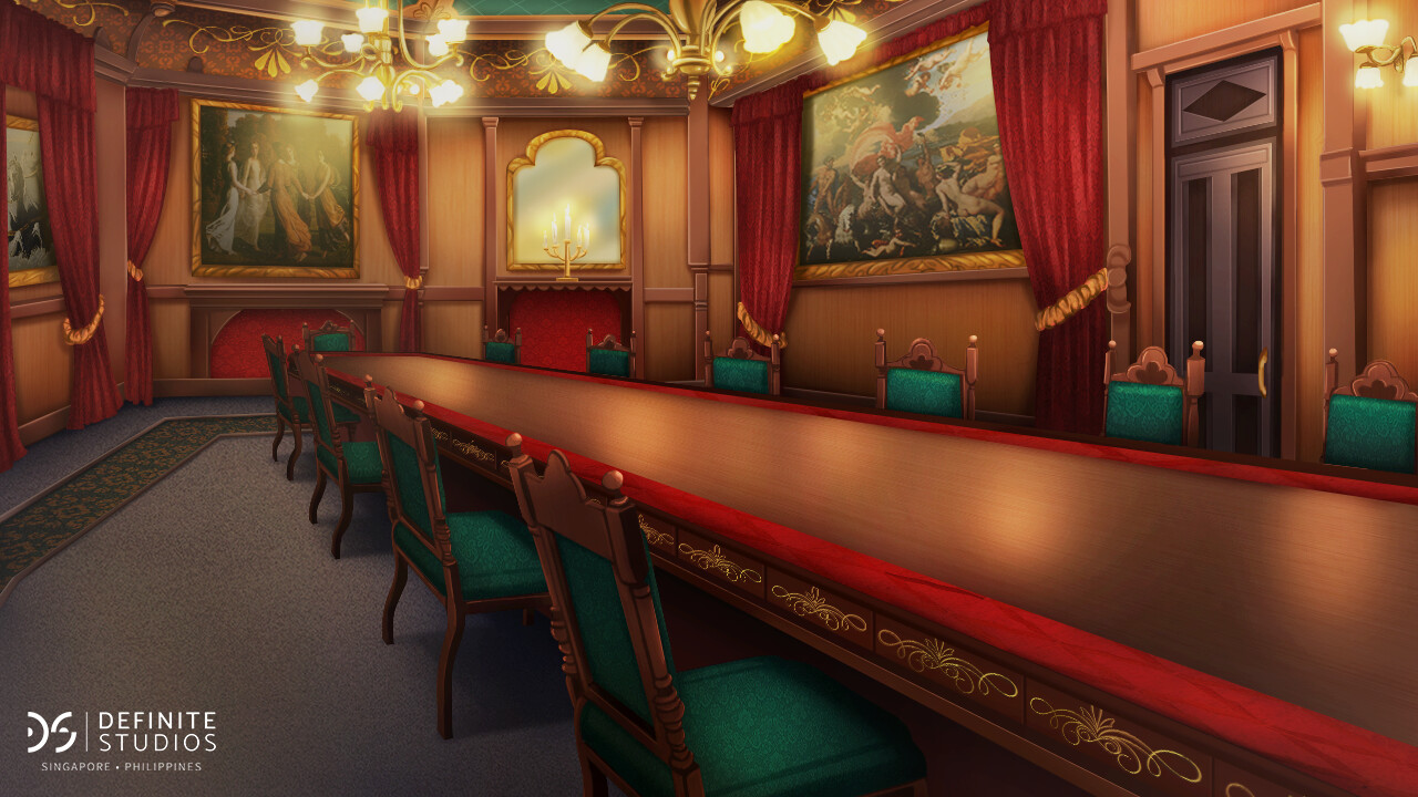 ArtStation - The Den Meeting Room Environment Art