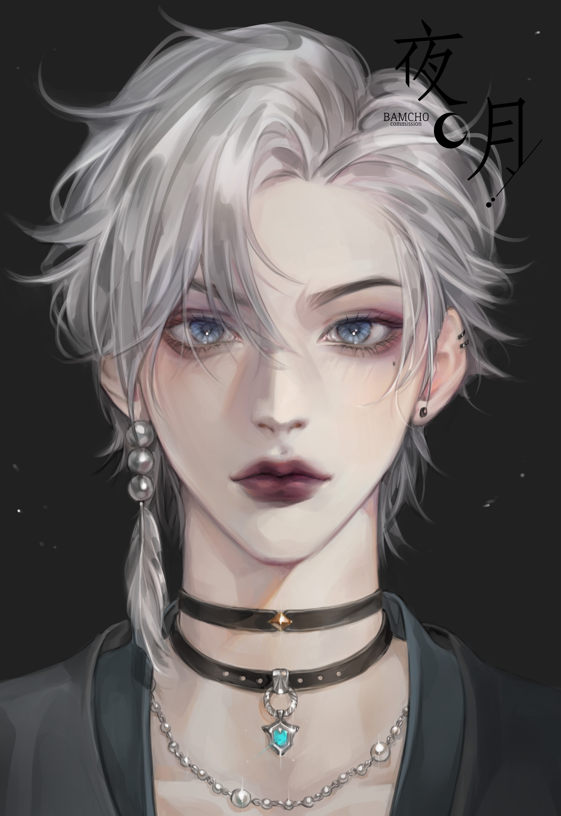 ArtStation - a white-haired boy