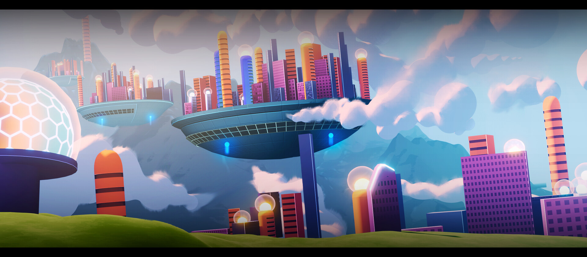 ArtStation - Floating City
