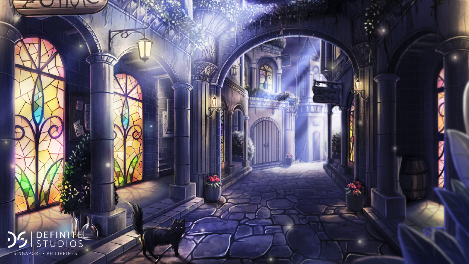 ArtStation - Magical Street Environment Art