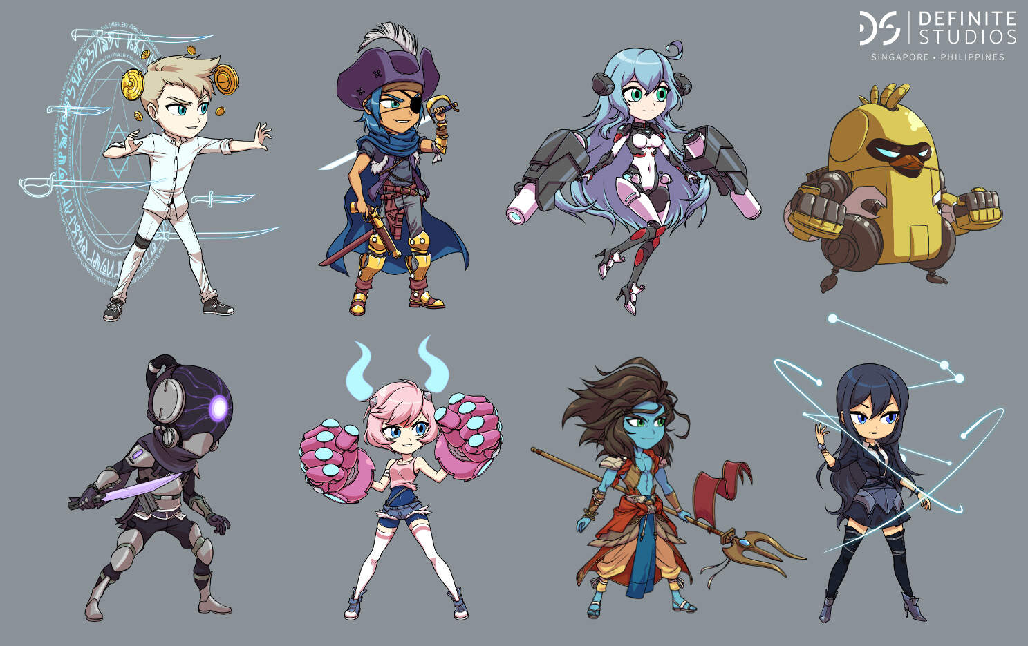 ArtStation - Action Game Chibi Art