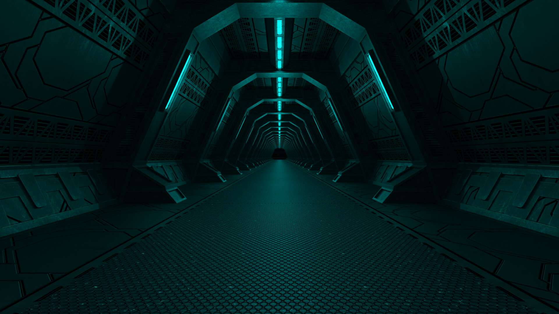 ArtStation - infinite corridor