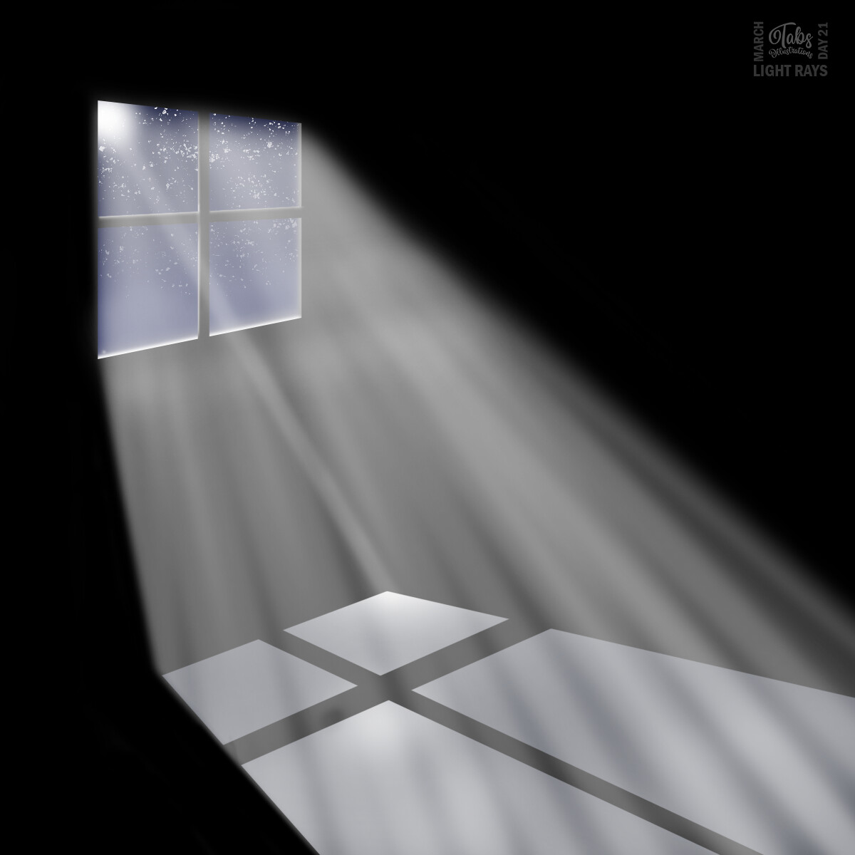 ArtStation - Light Rays Painting