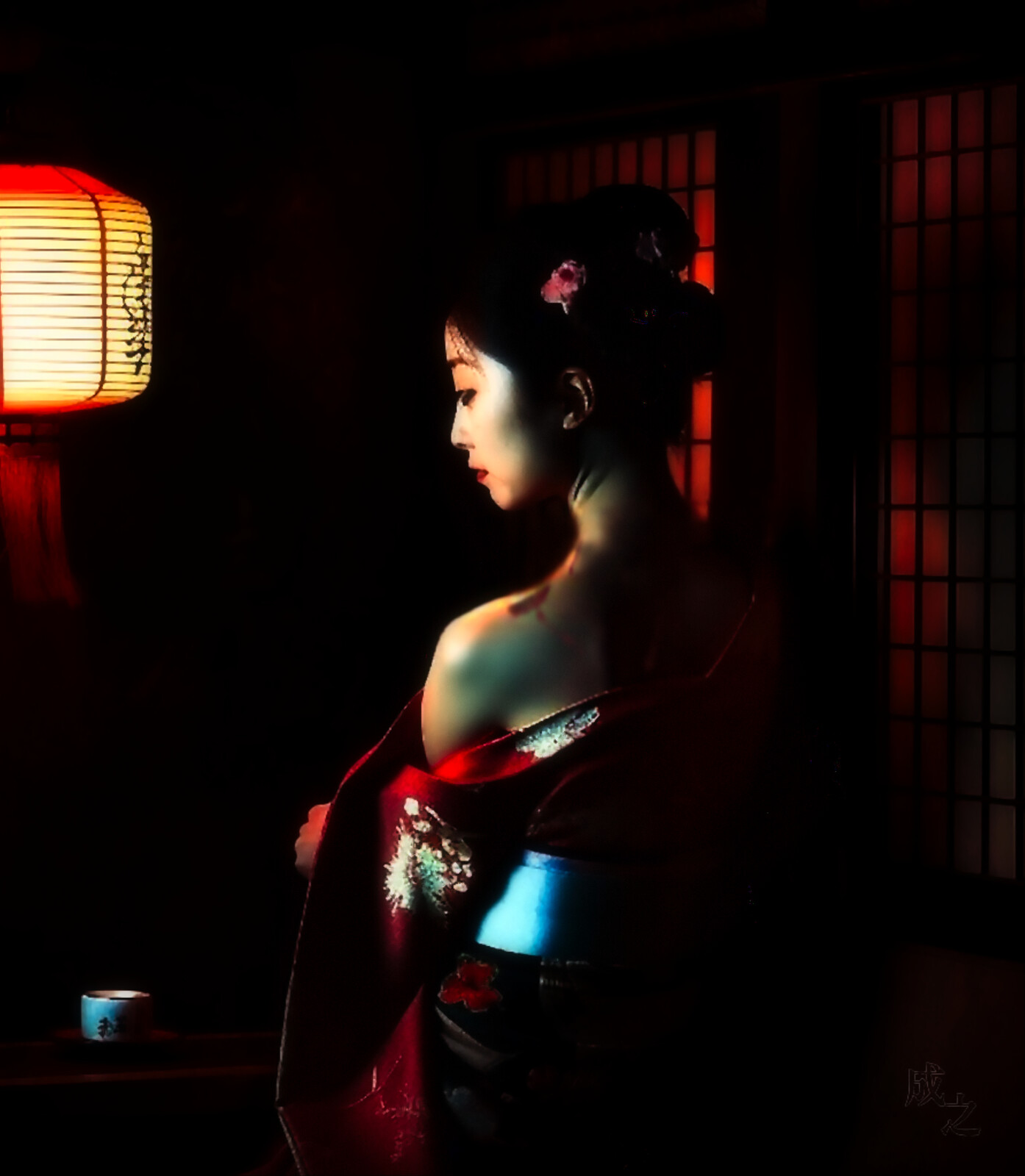 NARIYUKI SHIMAMOTO - Shizuko Oyamada ( Japanese tales of Rampo Edogawa"Beast in the Shadows" )