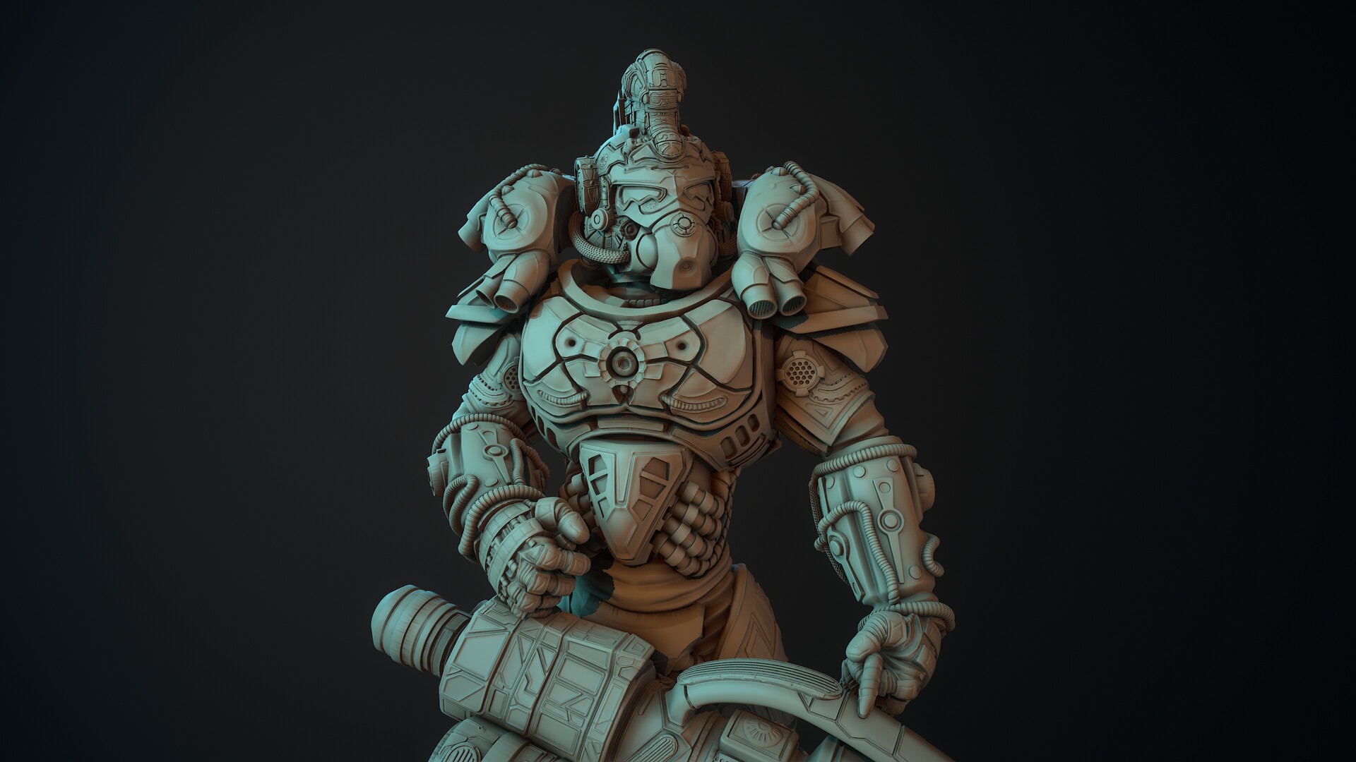 ArtStation - Sci Fi Power Armor Concept