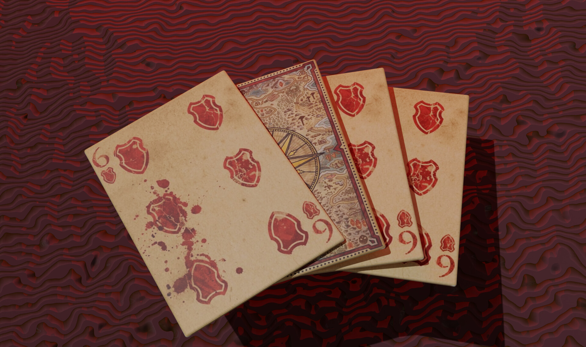 ArtStation - stack of cards