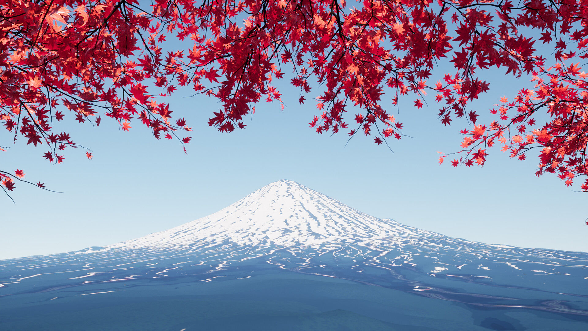 ArtStation - View of Mount Fuji