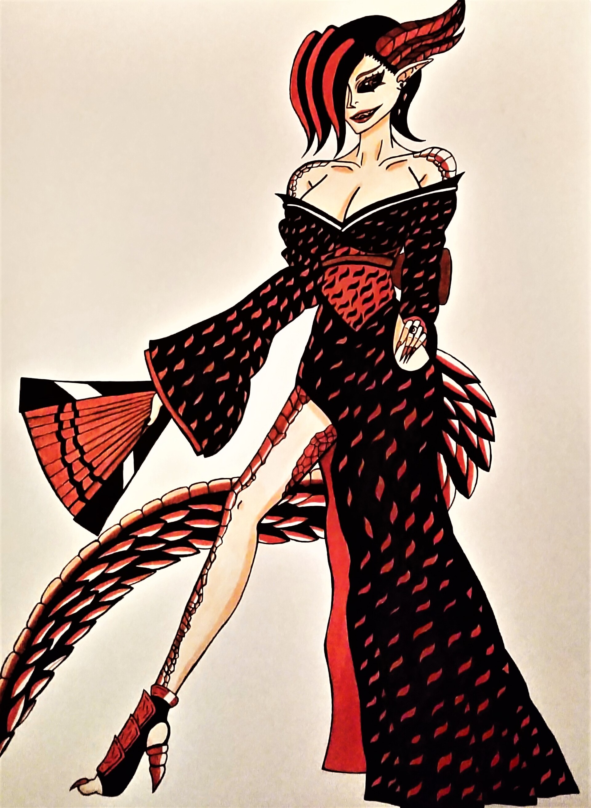 ArtStation - Dragoness Concubine 01