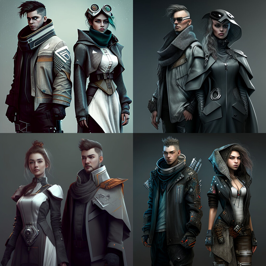 Male Futuristic Clothing