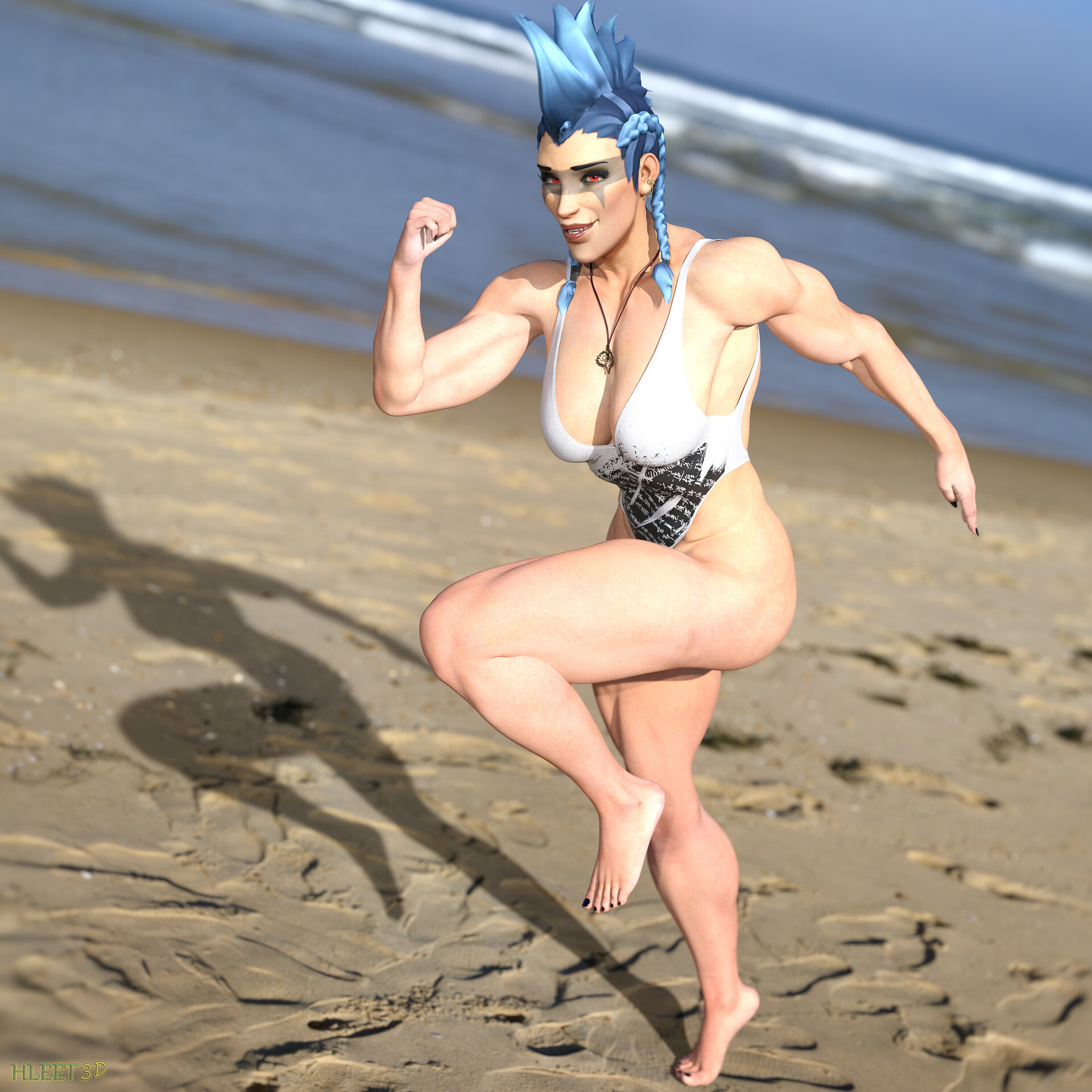 ArtStation - Let's finish today session with 1000 running lap with a smile