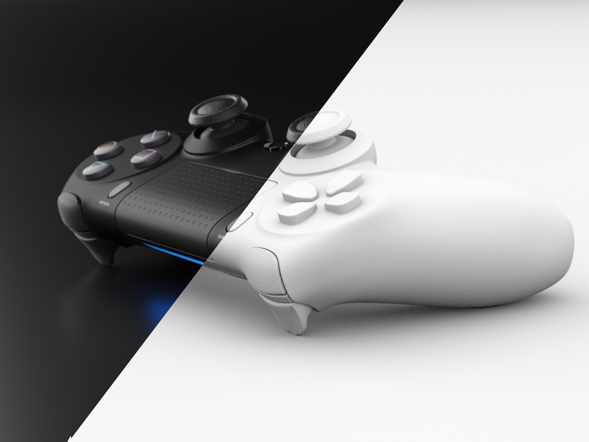 Infinity Productions - "Blue Light Gaming: A Futuristic PS4 Joystick ...