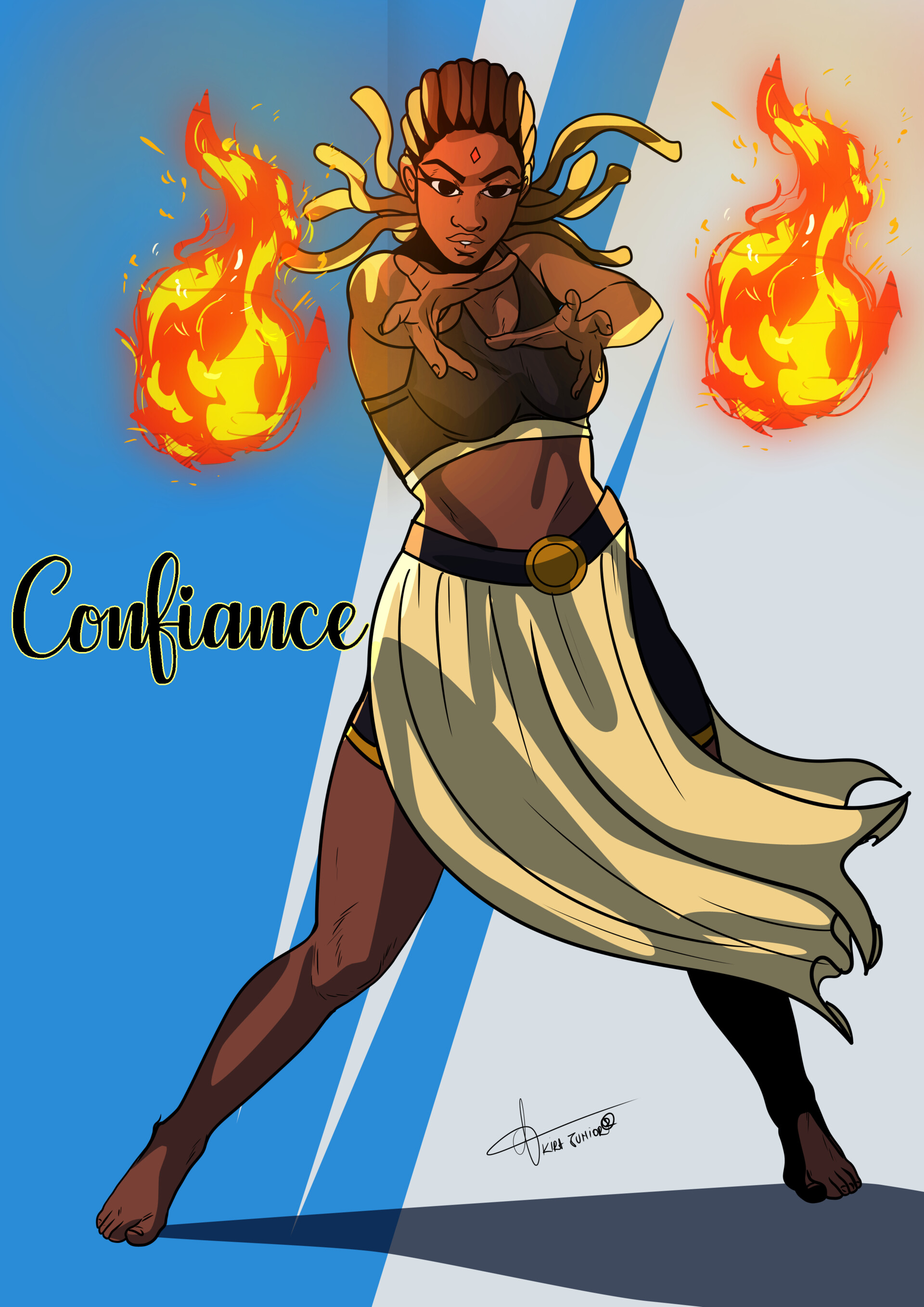 ArtStation - african character design inspire by word