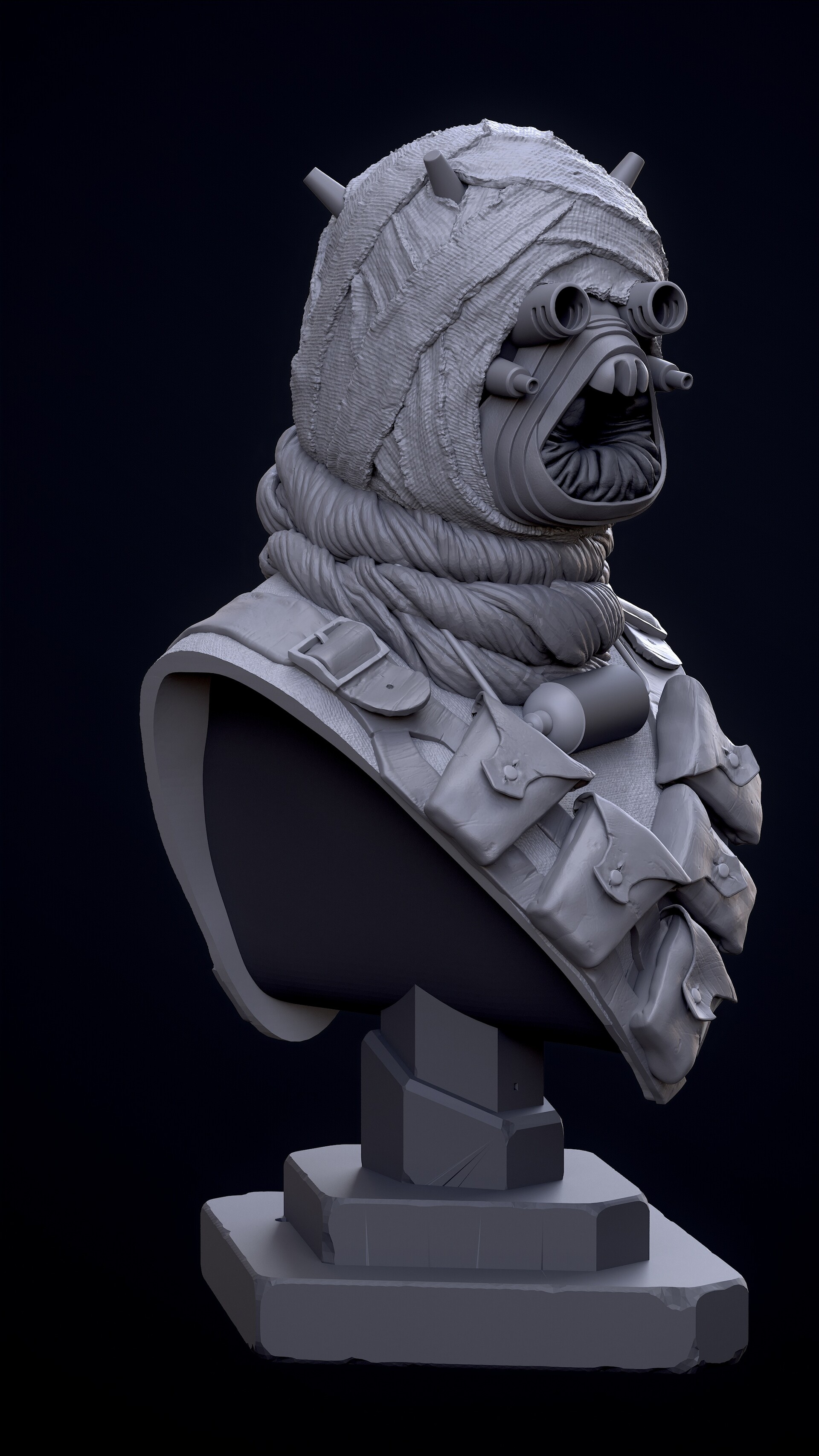 Raul Dolcet - Tusken Raider Bust