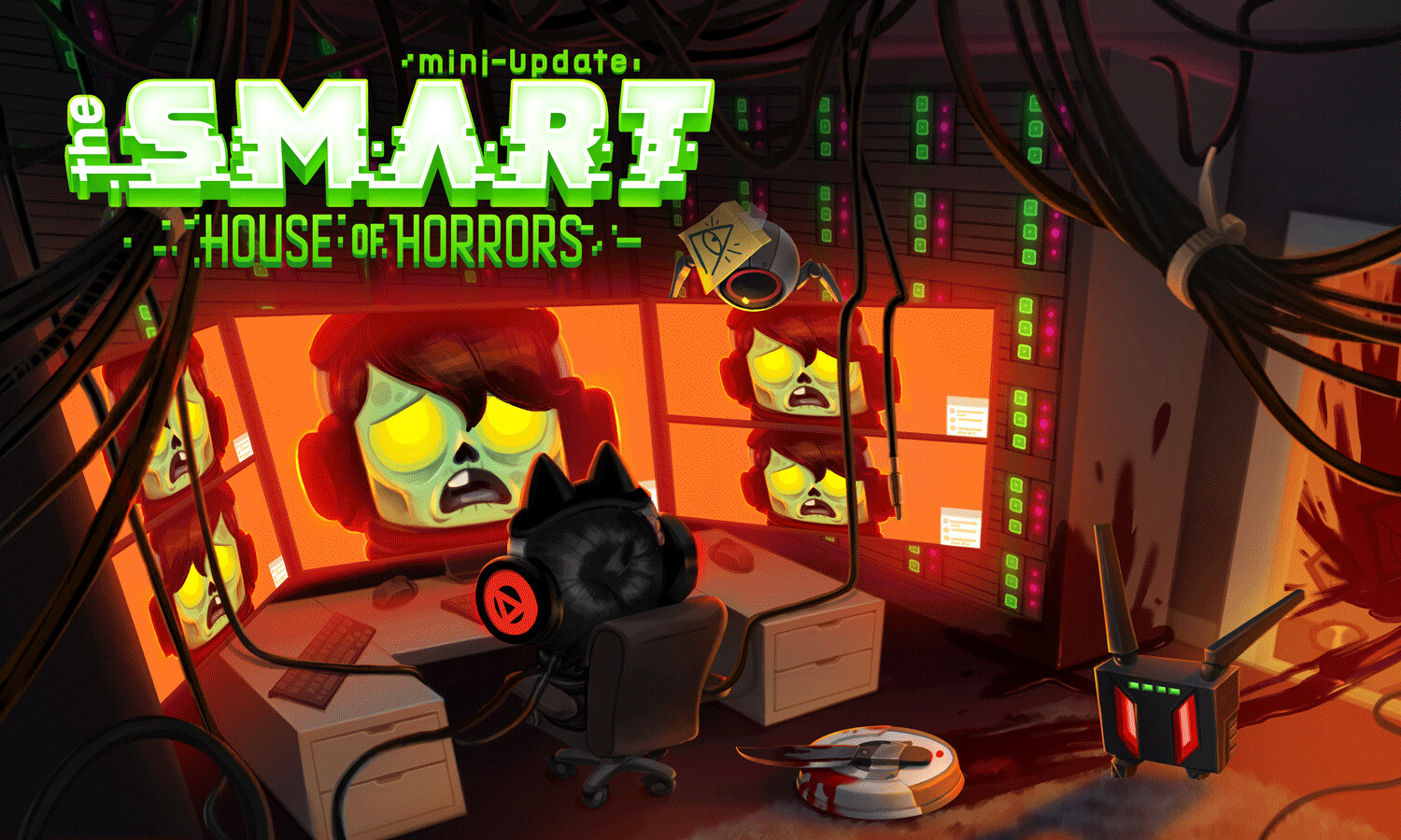 ArtStation - Move Or Die - Smart House of Horrors Halloween Update