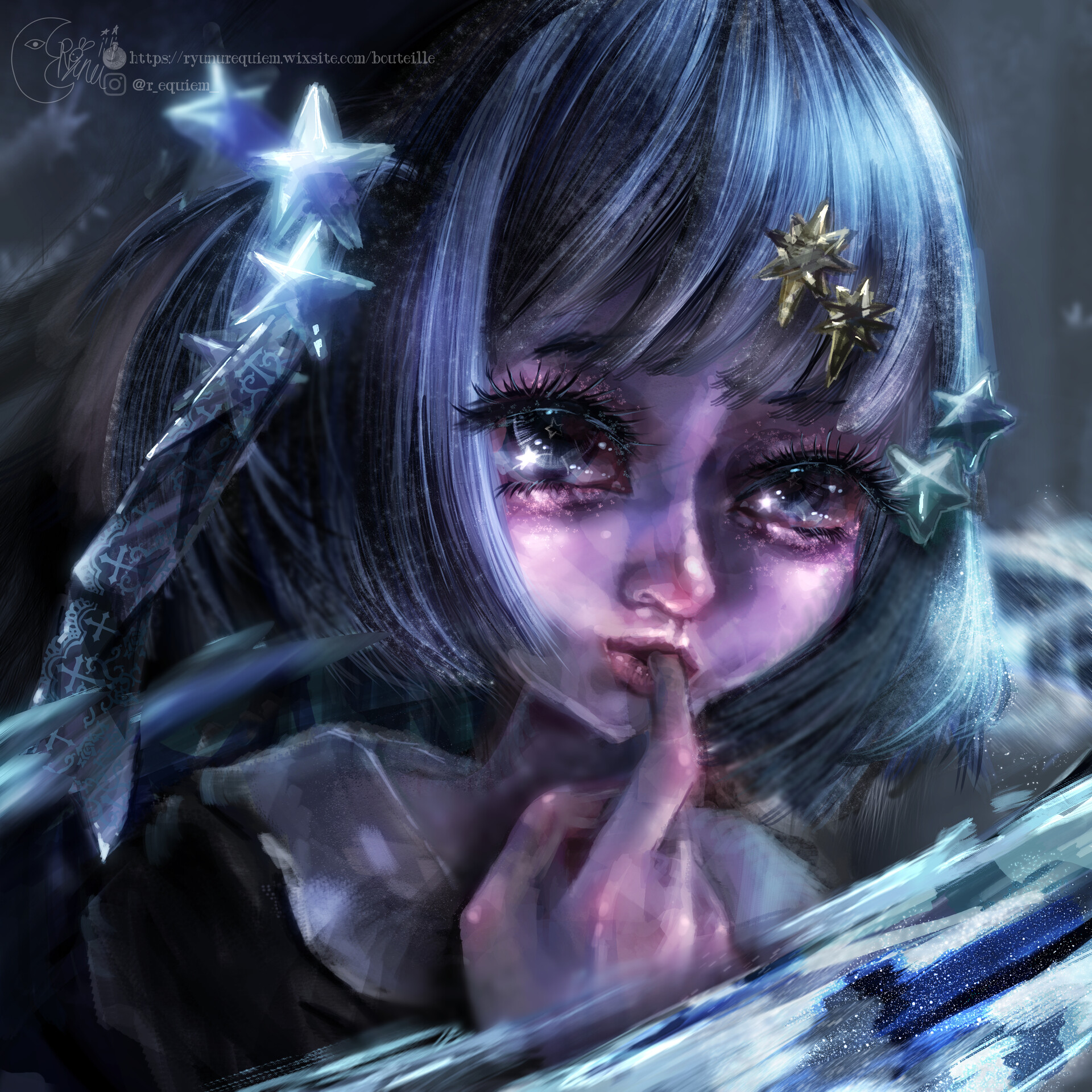 ArtStation - ryunu vtuber icon