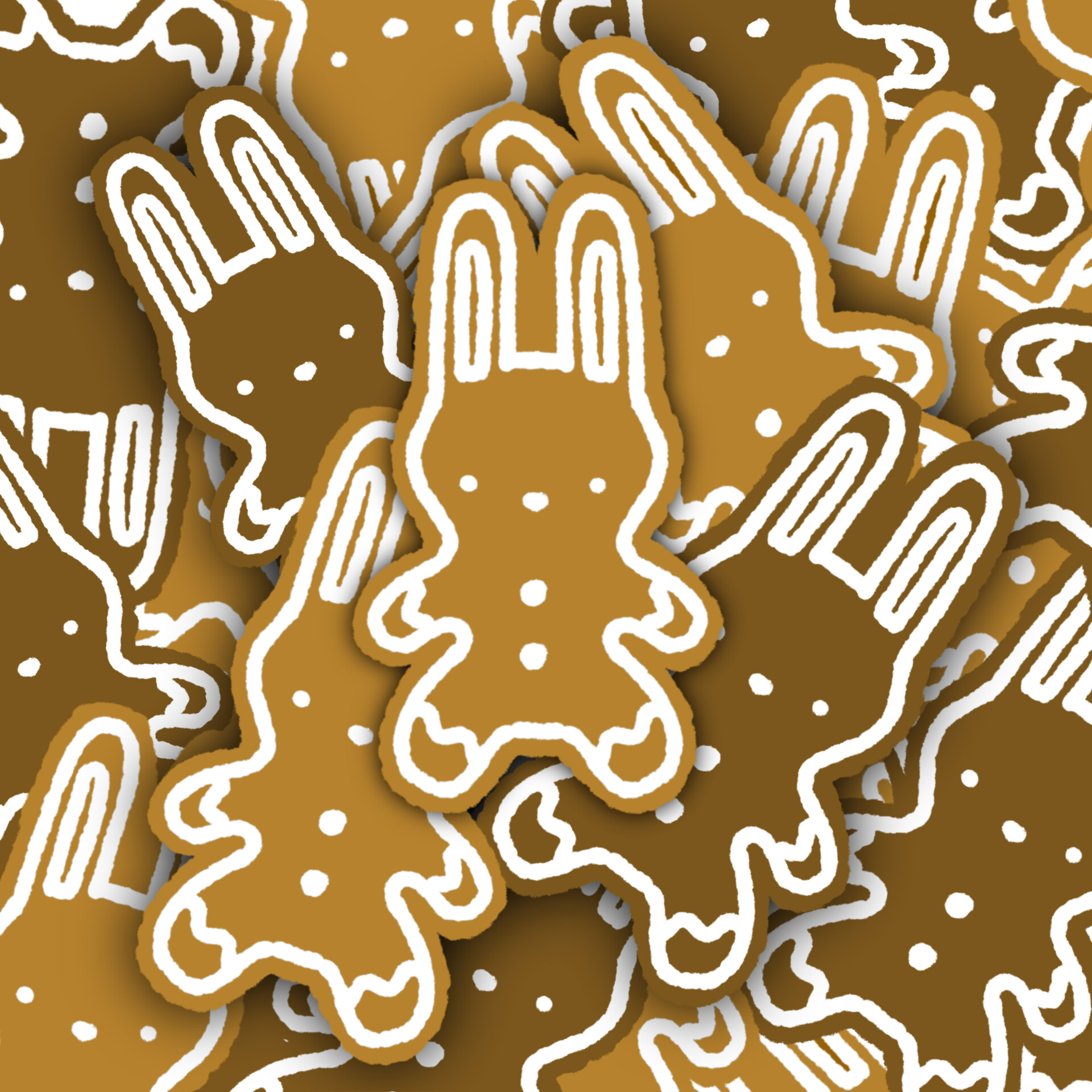 ArtStation - Gingerbread bunnies