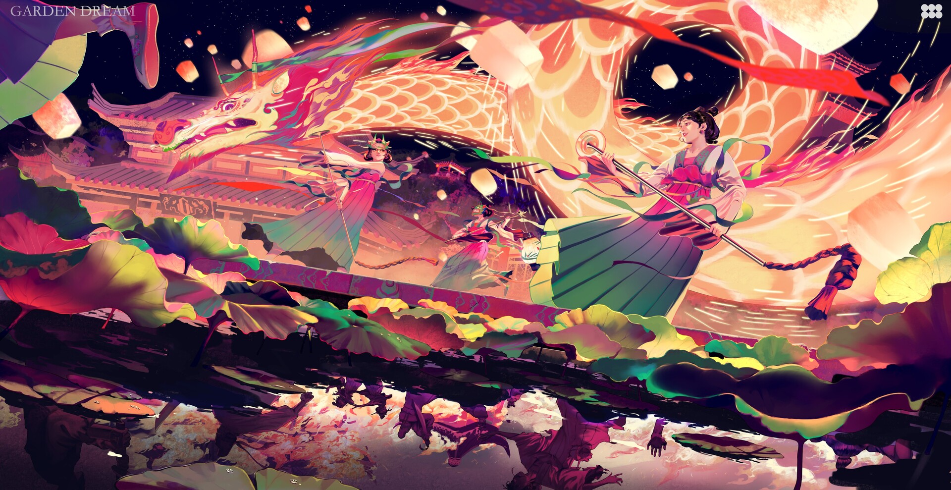 ArtStation - dragon dance