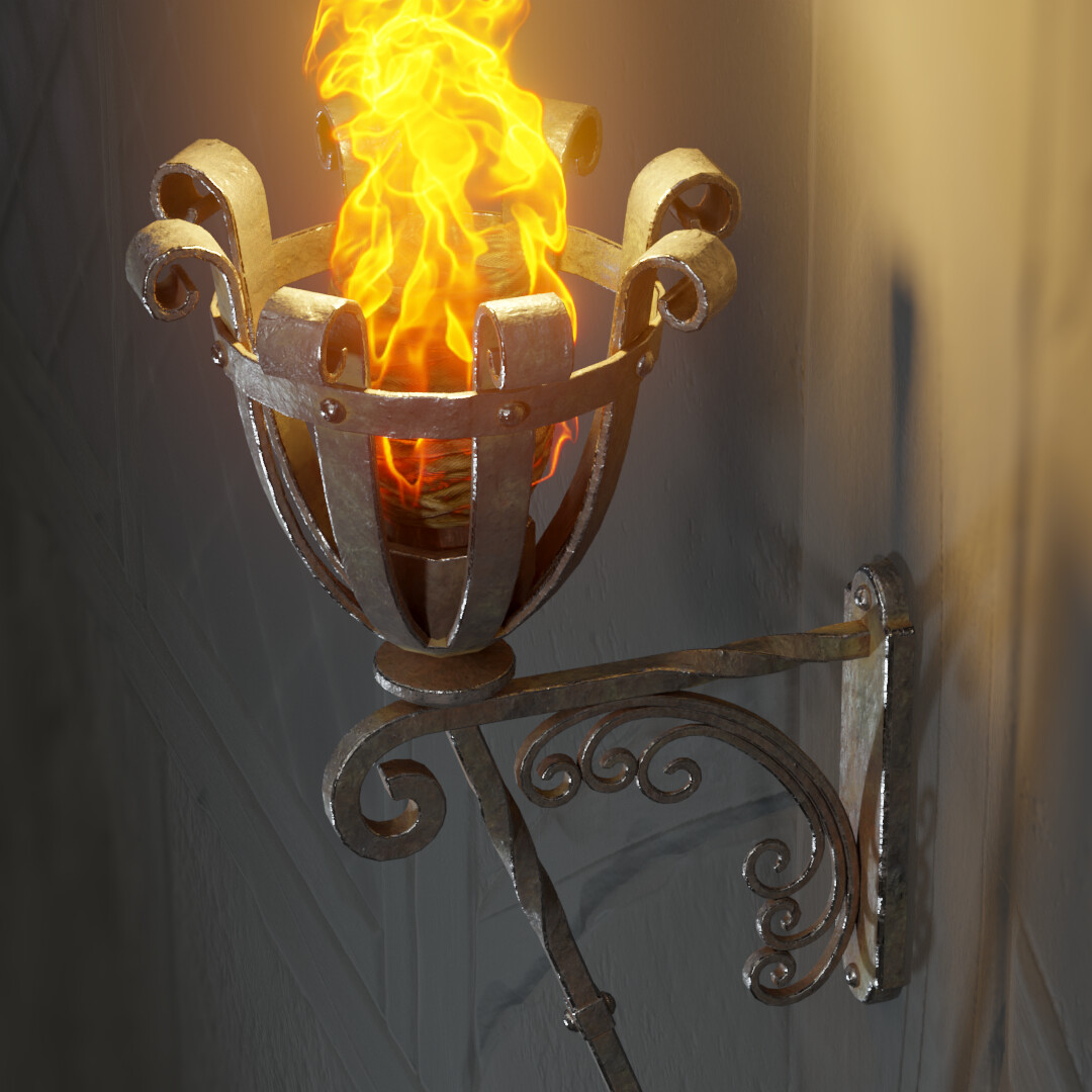 Giovanni Lucca - Iron Wall Torch