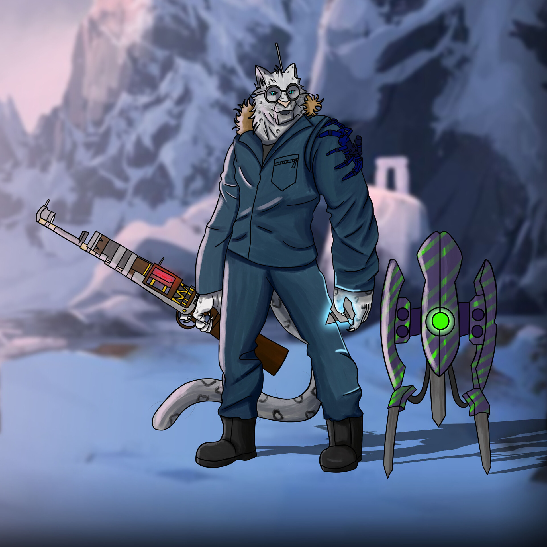 ArtStation - "Snow leopard"