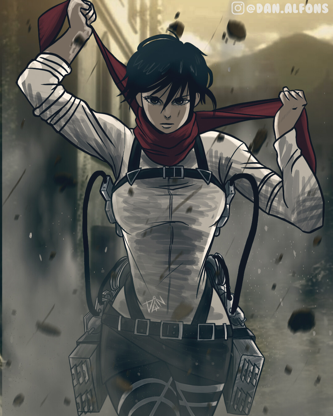 ArtStation - Mikasa fan art!!!