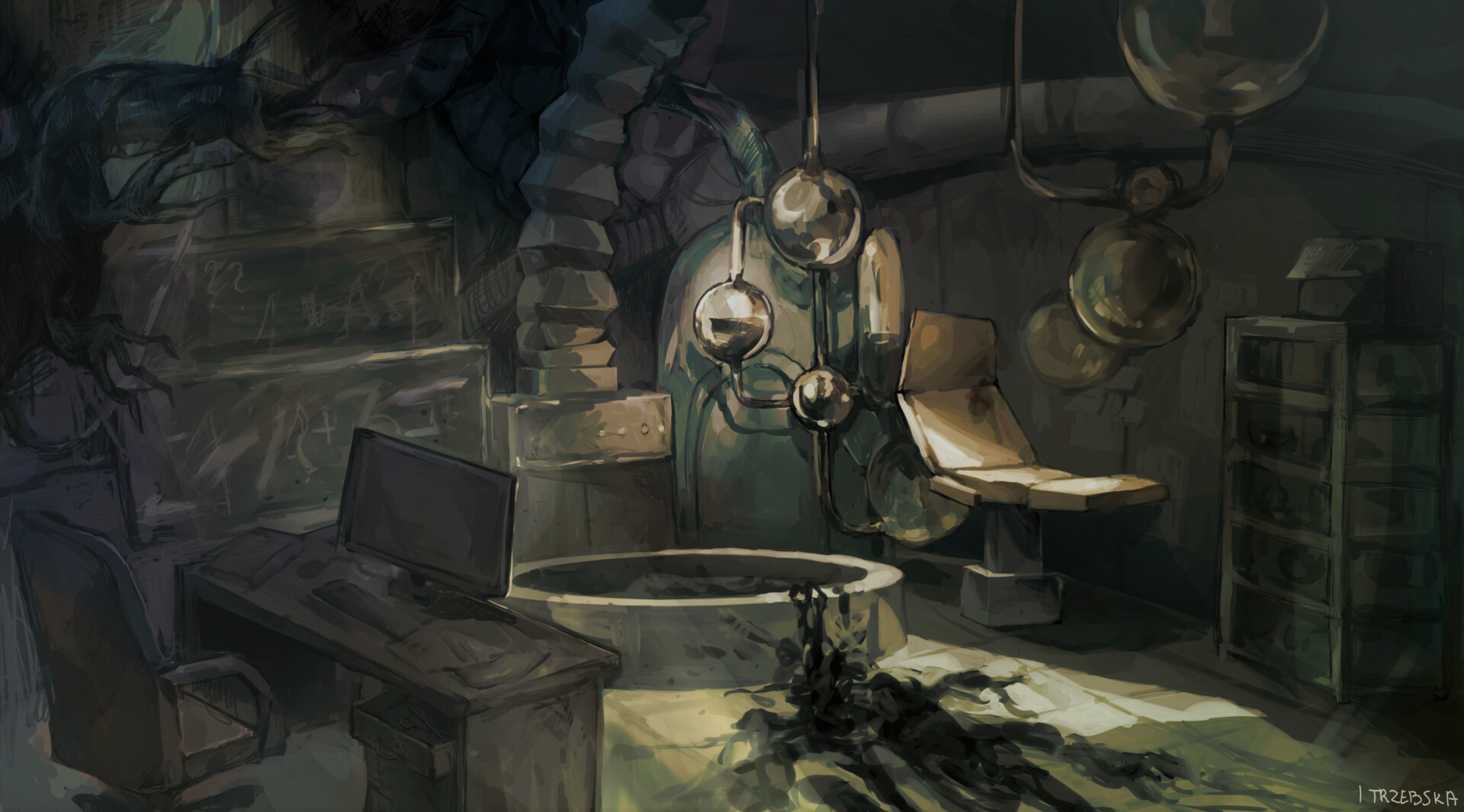 ArtStation - Abandoned laboratory