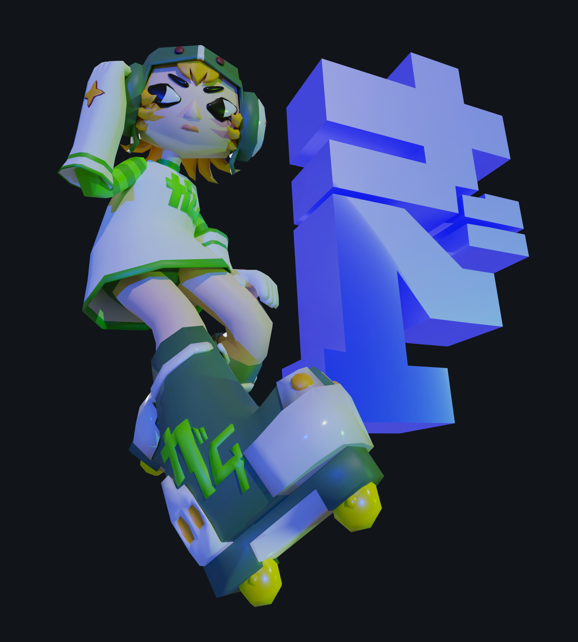 Beau Sprigg - Jet Set Radio Gum Fanart
