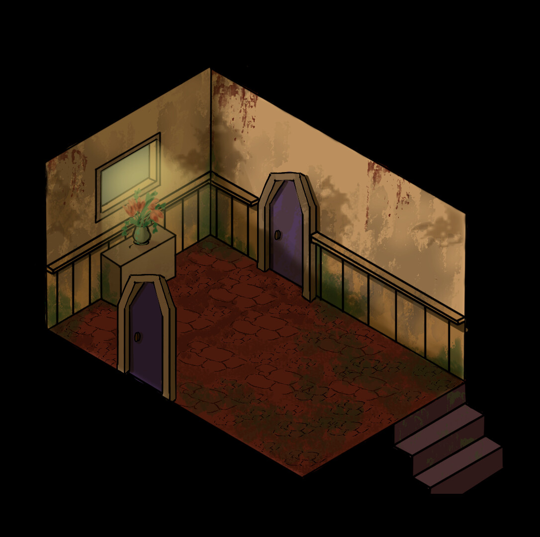 ArtStation - Isometric room 2