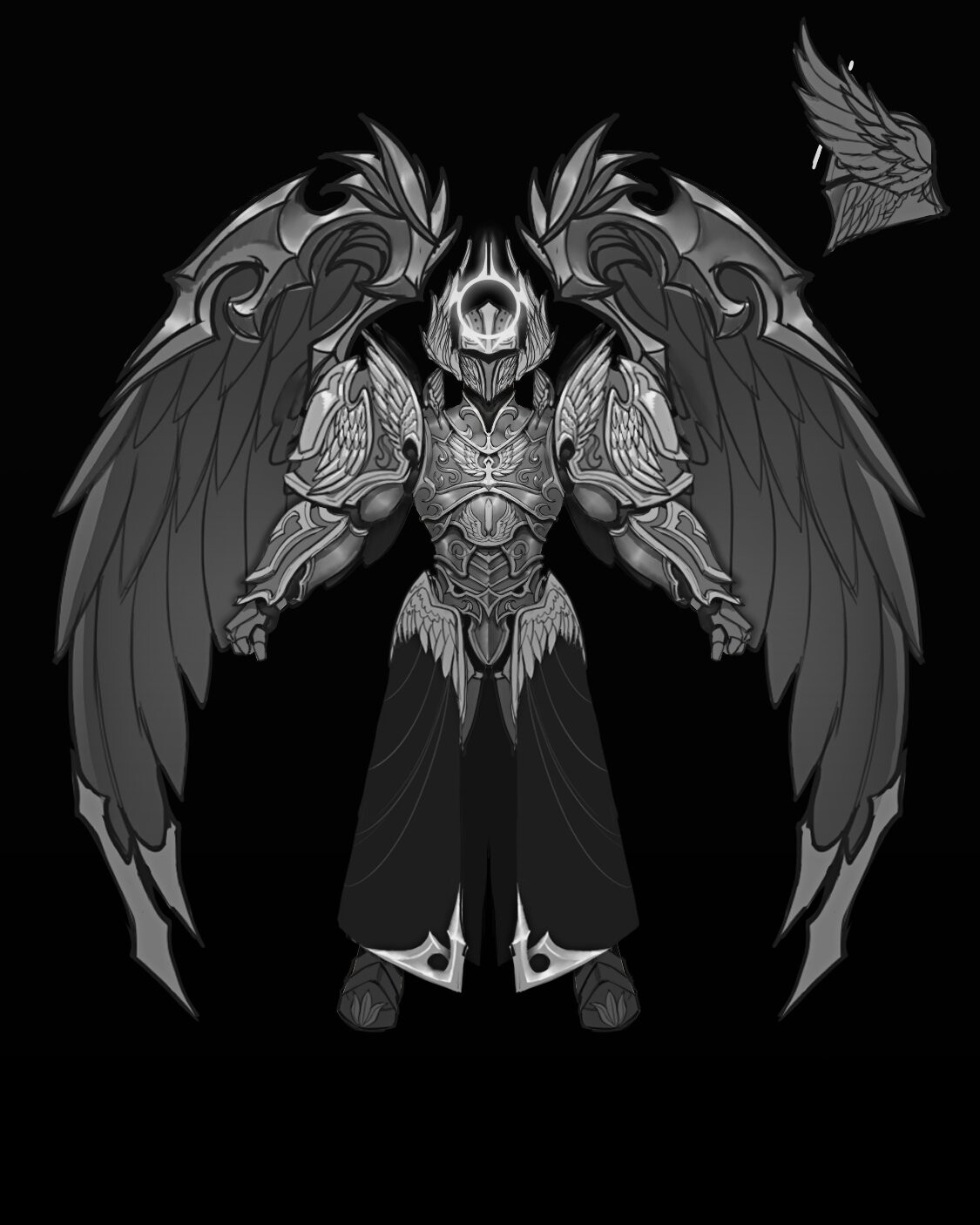 ArtStation - Concept art for Angelic Armor