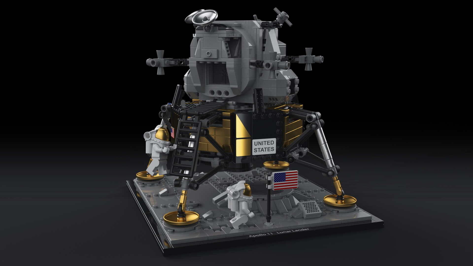 ArtStation - LEGO Lunar Lander - CGI (2019)