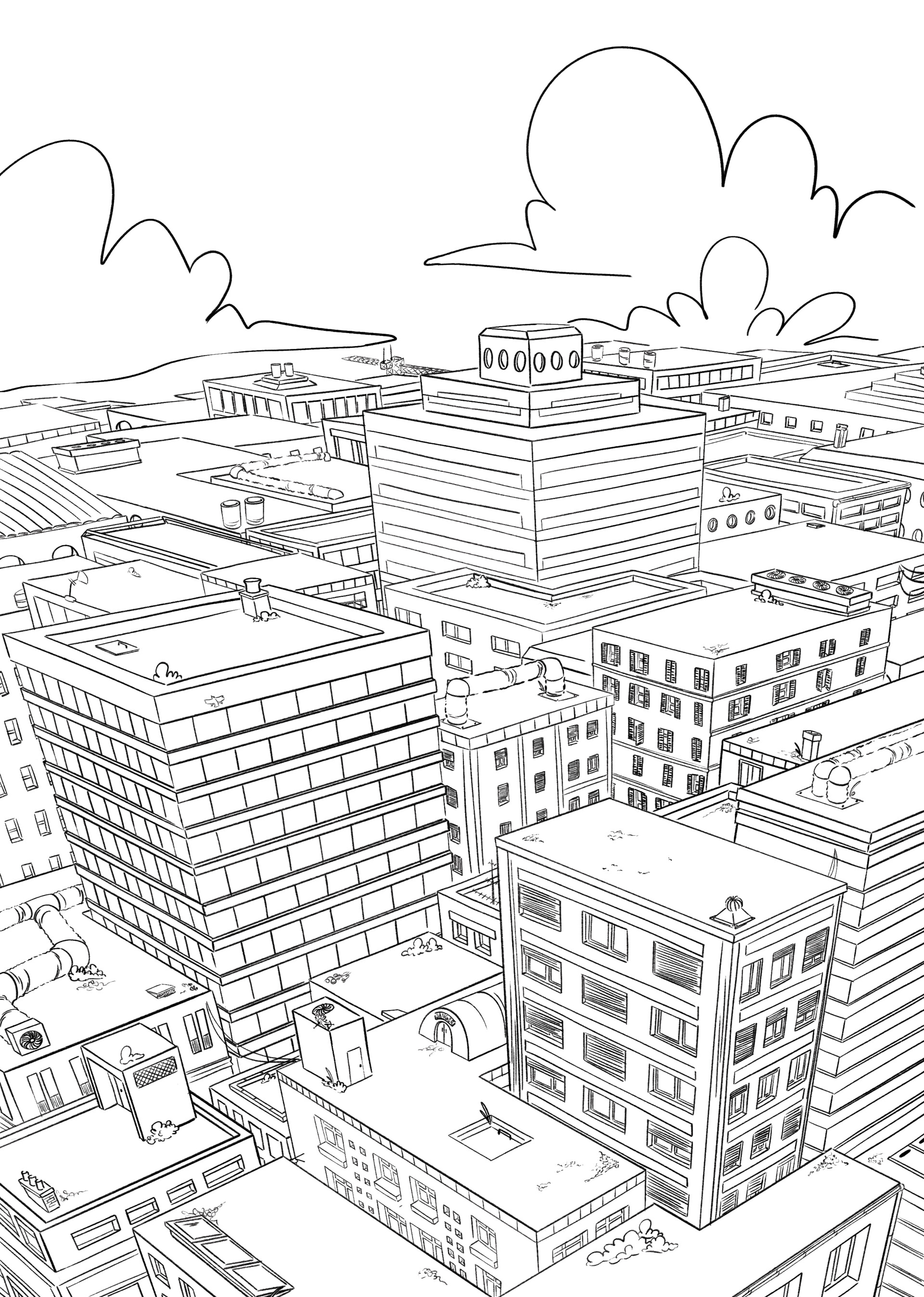 ArtStation - City Perspective