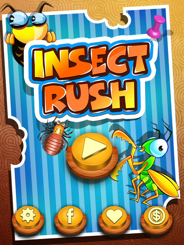 ArtStation - Insect Rush UI