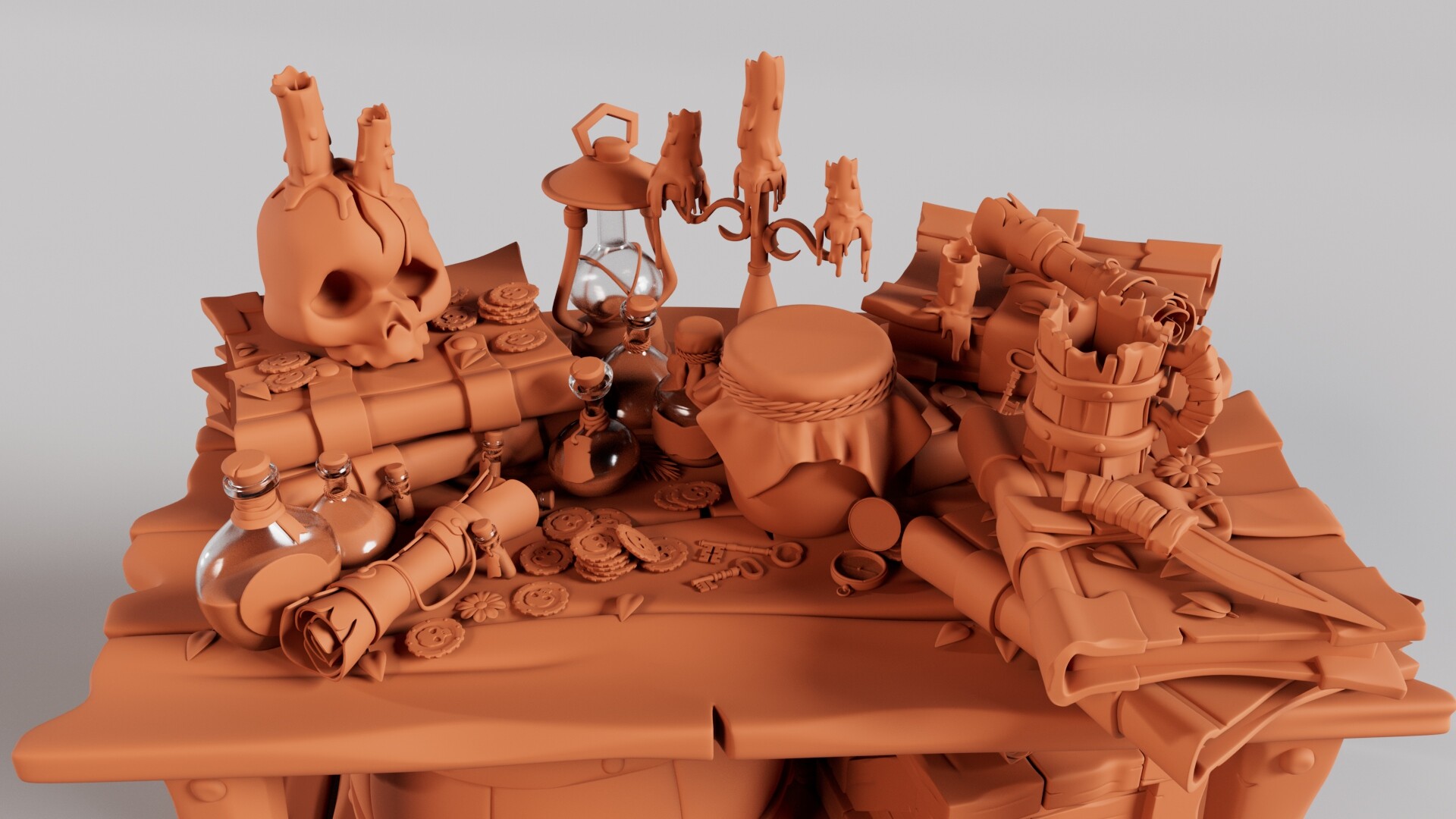 ArtStation - Curso - Modelado cartoon de bodegones con Maya (Domestika)