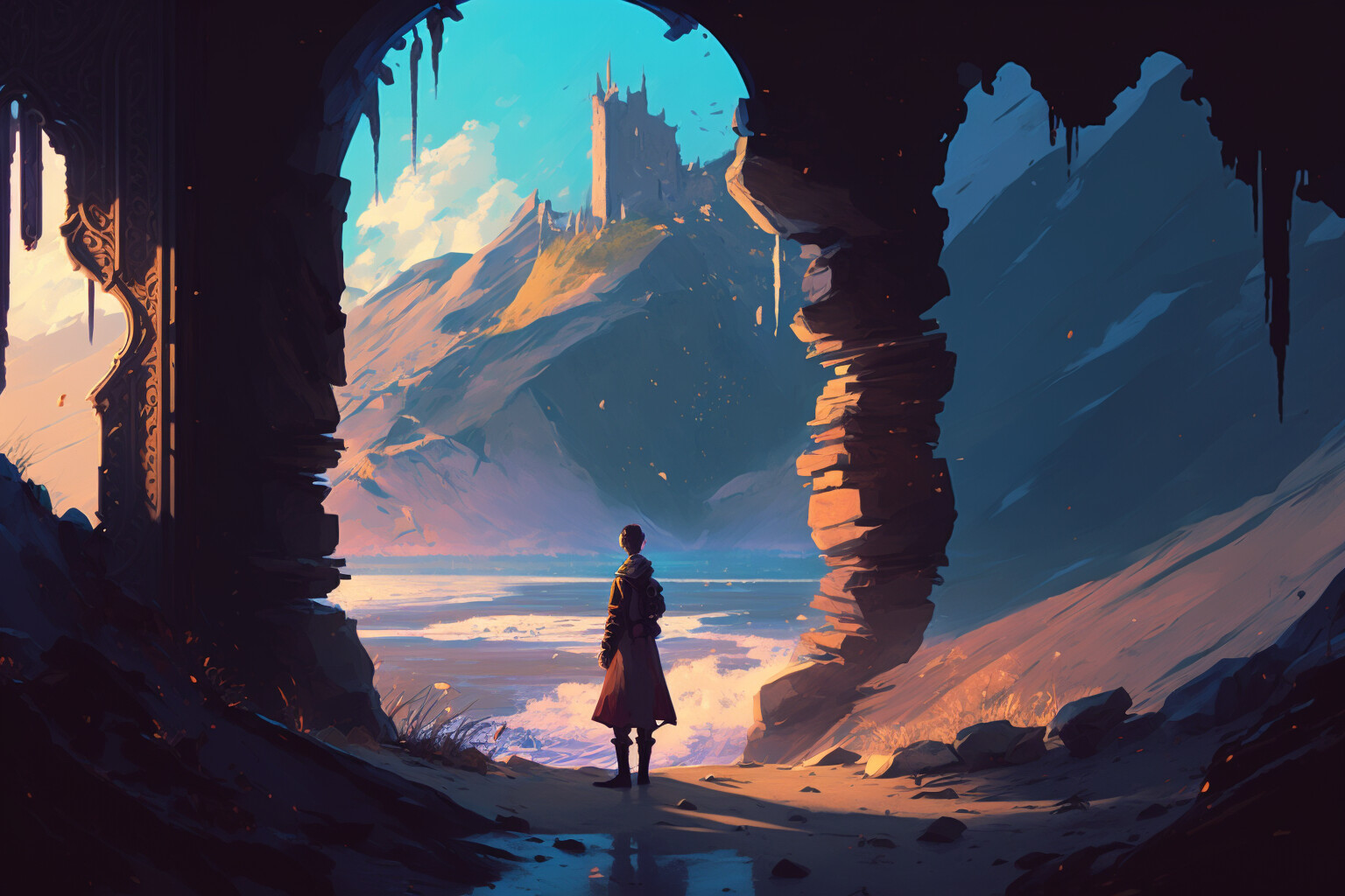 ArtStation - Wandering Pilgrim: Exploring the Beauty and Pain of a ...