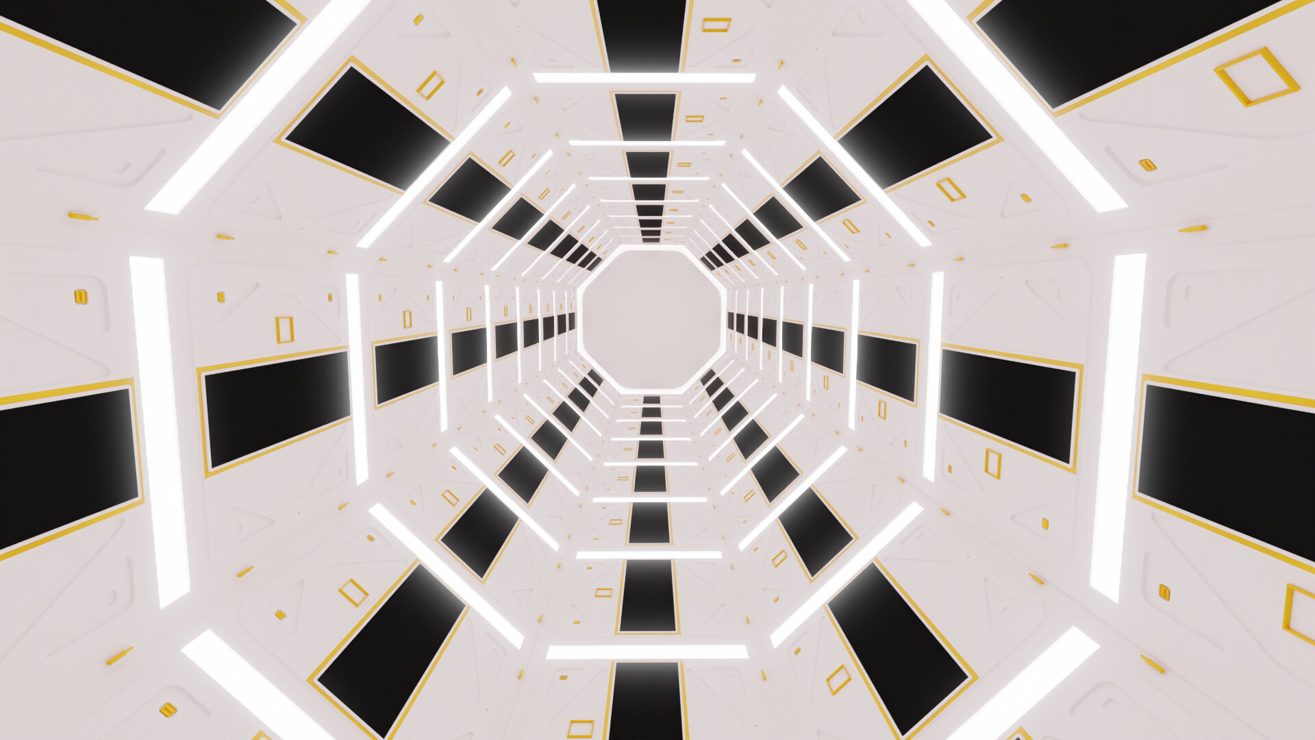 ArtStation - 2001 A Space Odyssey Hallway