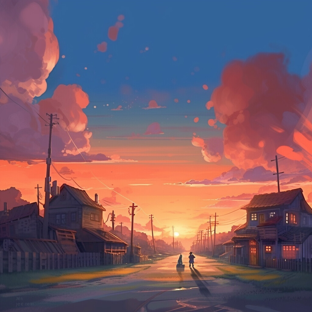ArtStation - sunset (concept)