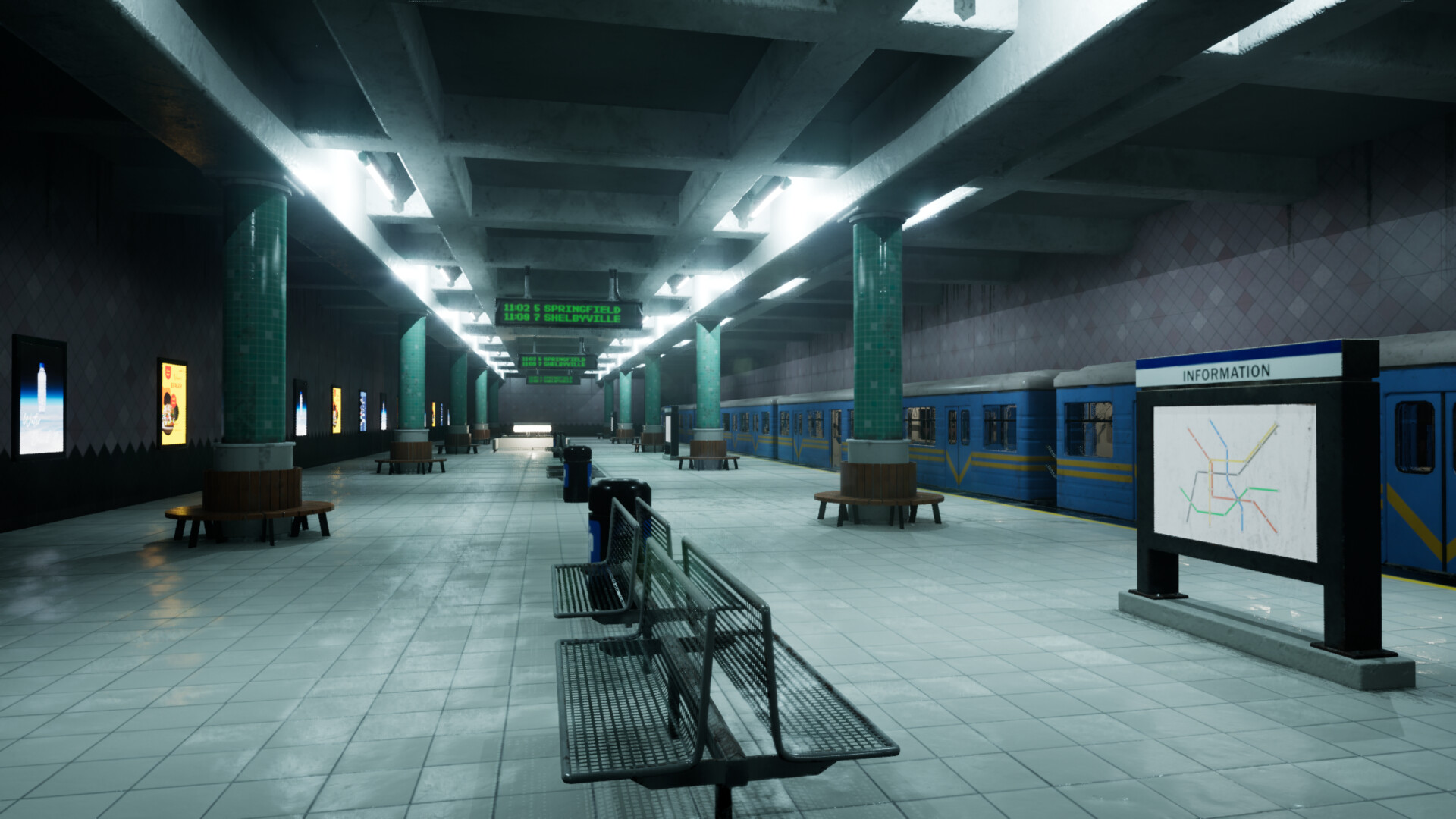 ArtStation - Underground Subway