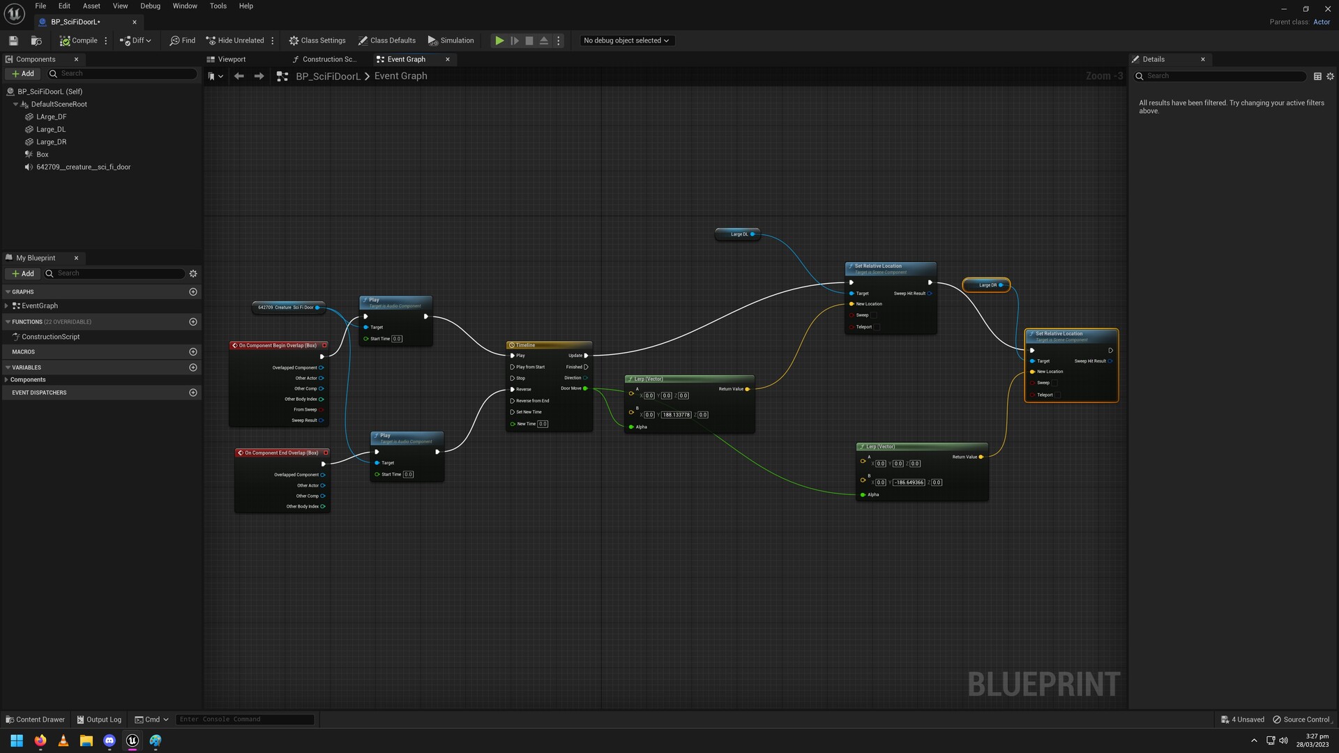 ArtStation - BP Trigger sliding Doors UE5