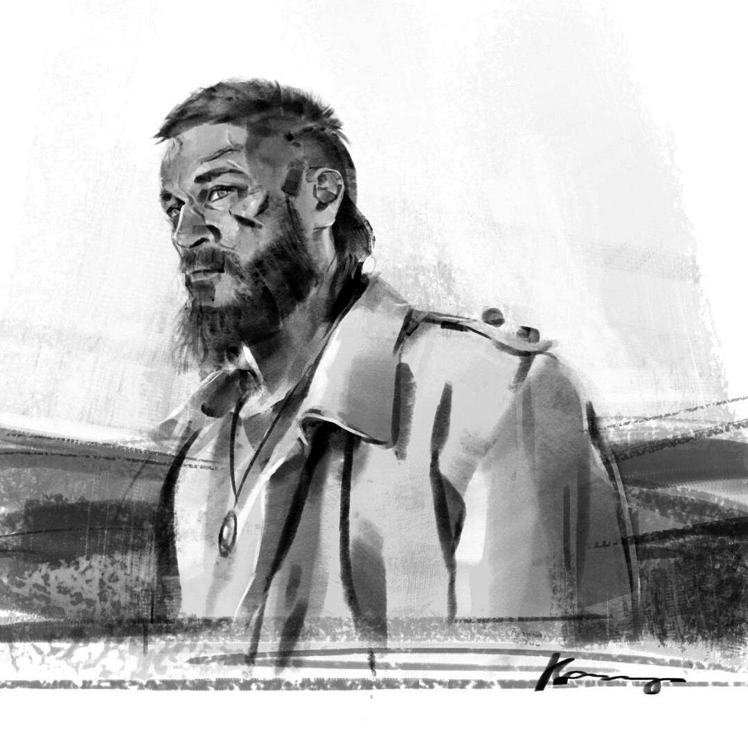 ArtStation - Travis Fimmel - Raised by Wolves