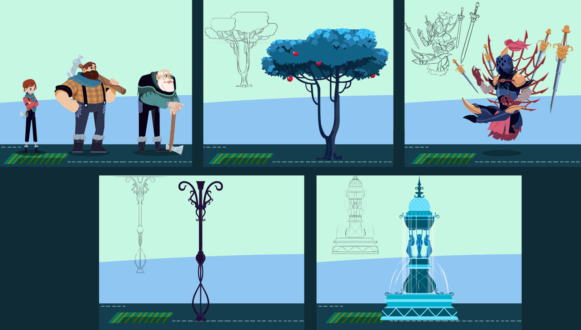 Andy Jaramillo - Concept Characters