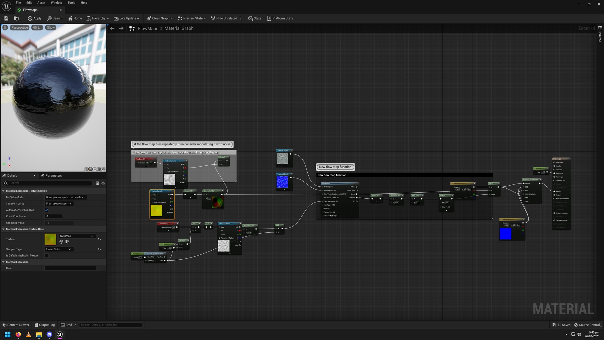 Damien Ramirez (CG) - Flow Map Material (Study) UE5
