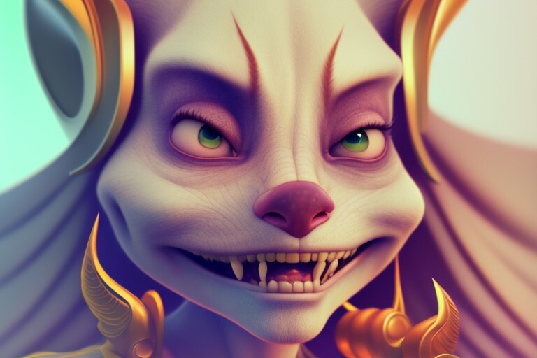 ArtStation - Bat rabbit girl evil