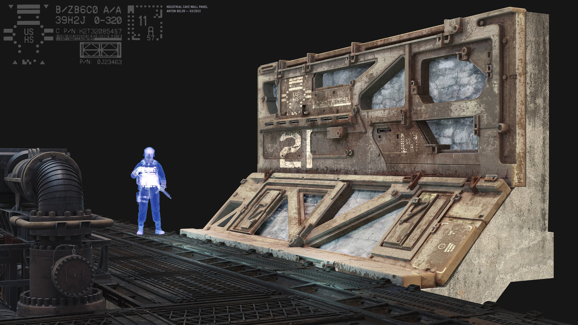 Anton Belov - Industrial cave props